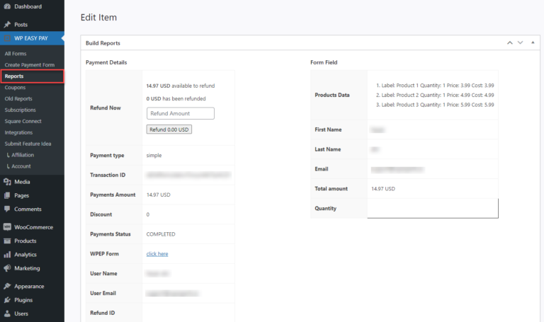 Documentation & Methodology - Square Payment for WordPress